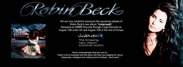 ROBIN BECK New Album Release “Underneath” | ROCKNGROWL