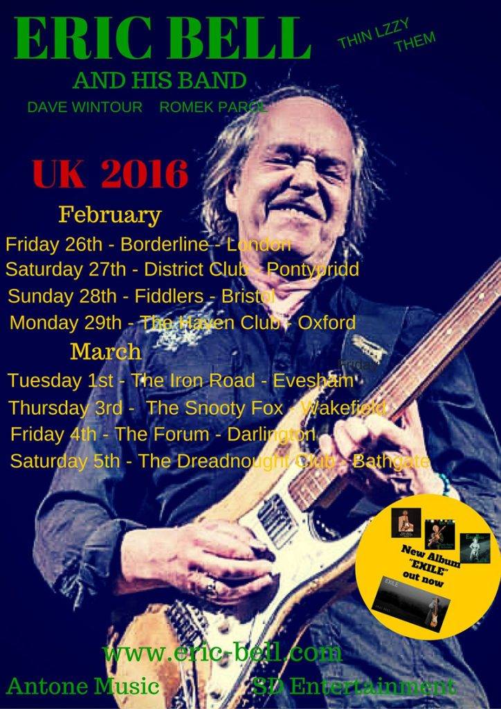 Eric Bell ‘Exile’ Album Details